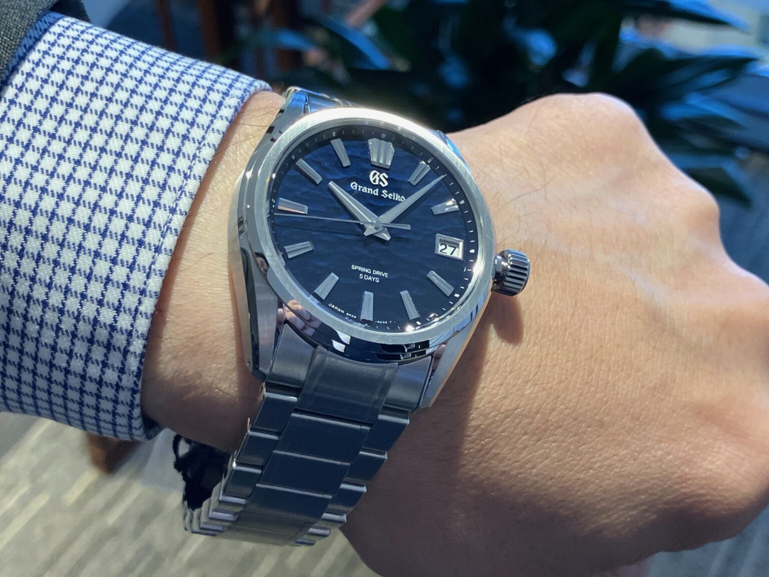 安心堂沼津店公式ブログ 【Grand Seiko】スプリングドライブ5Days搭載モデル【SLGA021】